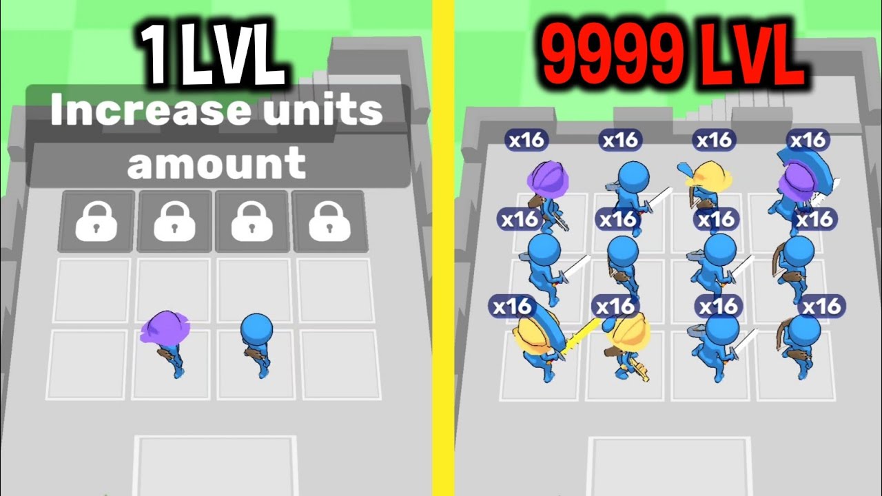 MAX LEVEL in Merge And Fight Game - YouTube