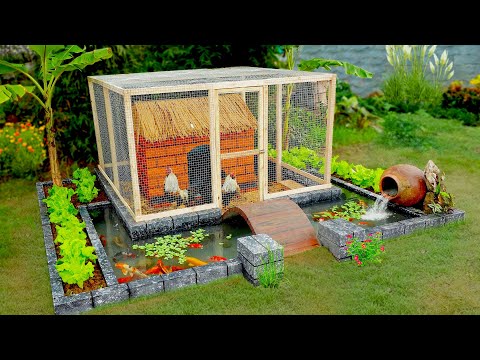 Harvest organic vegetables, fresh fish and chicken at home with 3in1 aquarium