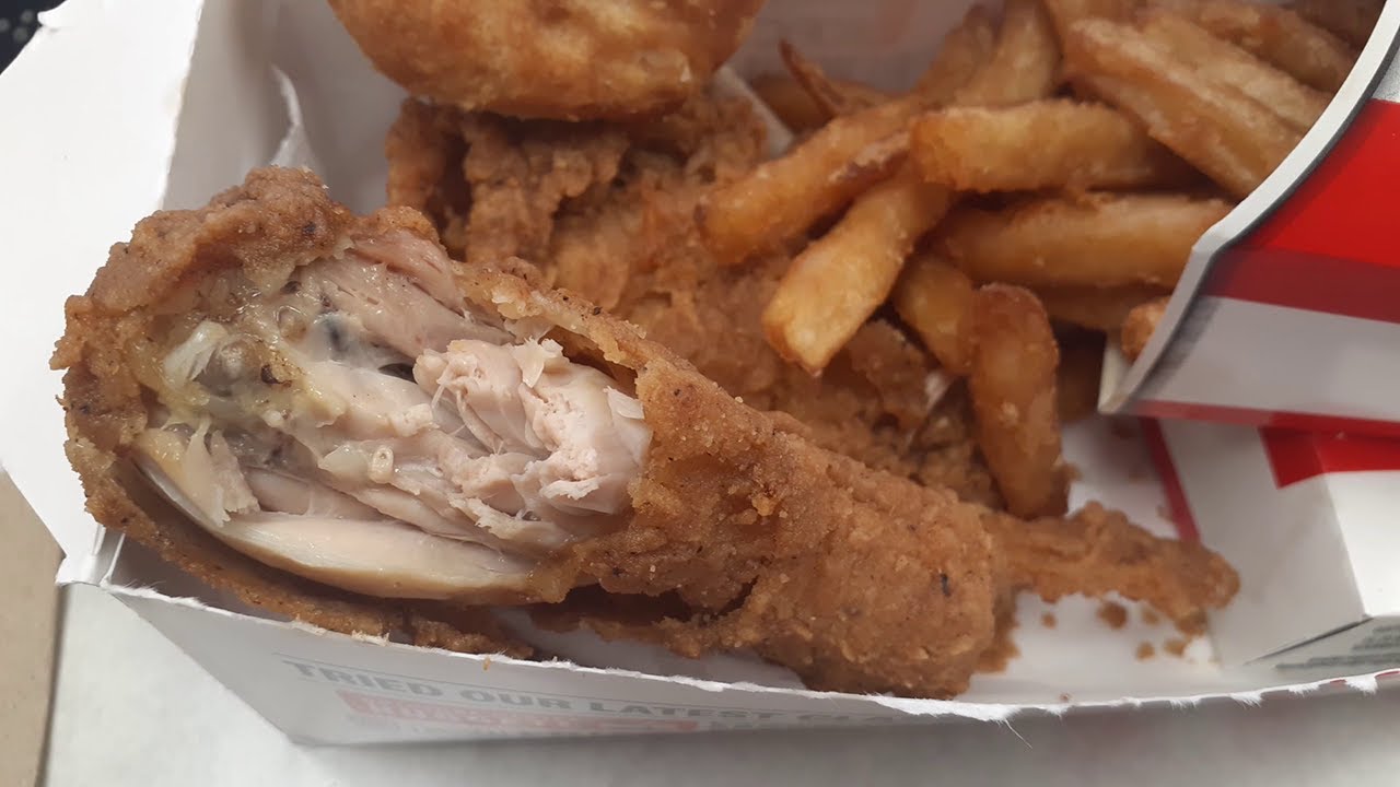 KFC: Chicken Pieces, Fries, Biscuit & Pepsi - YouTube