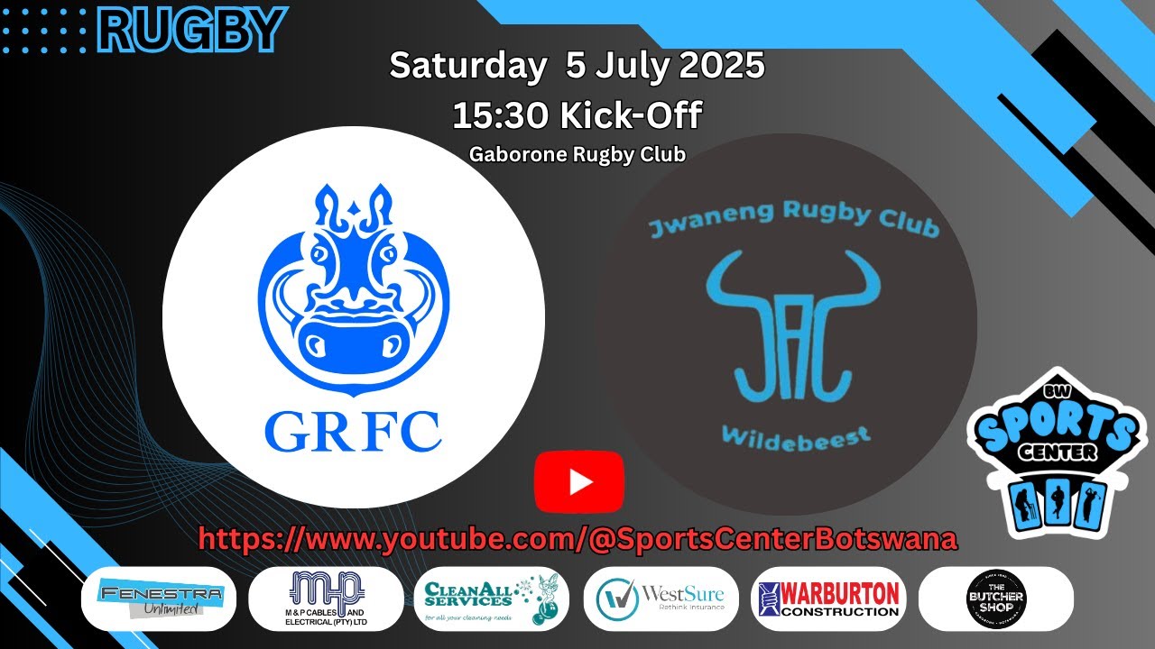RUGBY | Gabs Hogs vs Jwaneng Wildebeest - YouTube