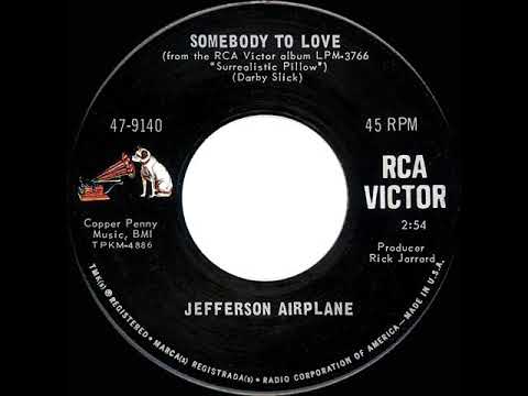 1967 HITS ARCHIVE: Somebody To Love - Jefferson Airplane (mono 45 ...