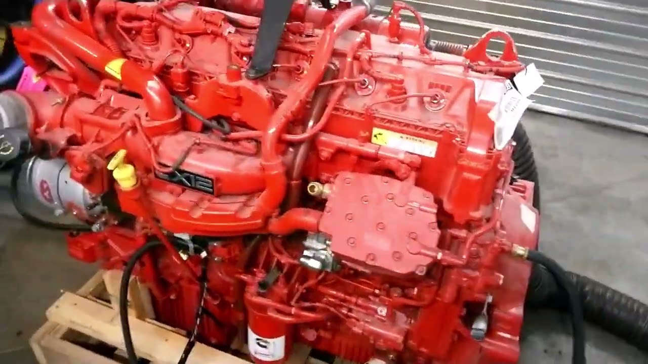 NTO 2021 Cummins X12 Engine Test Run 500-17599 - YouTube