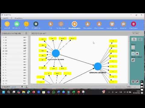 SmartPLS v.4 First Order - YouTube