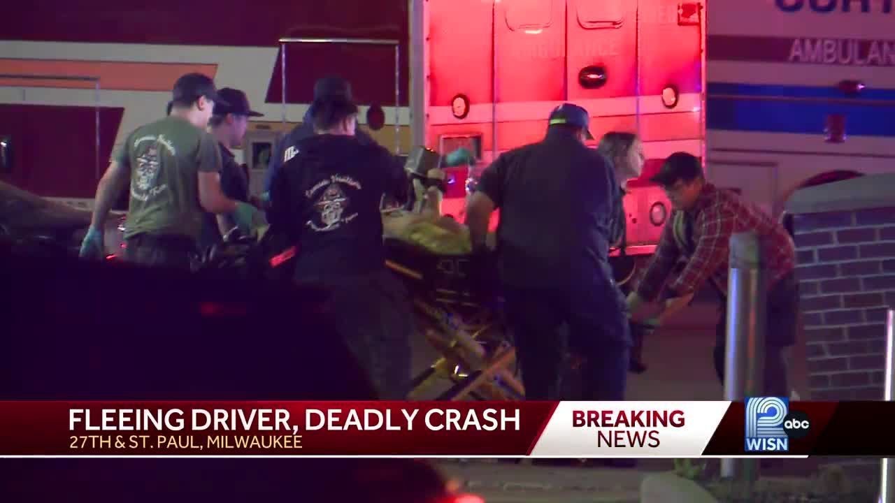 Man fleeing deputies causes deadly crash in Milwaukee - YouTube