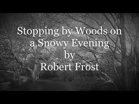 Stopping by Woods on a Snowy Evening by Robert Frost - YouTube