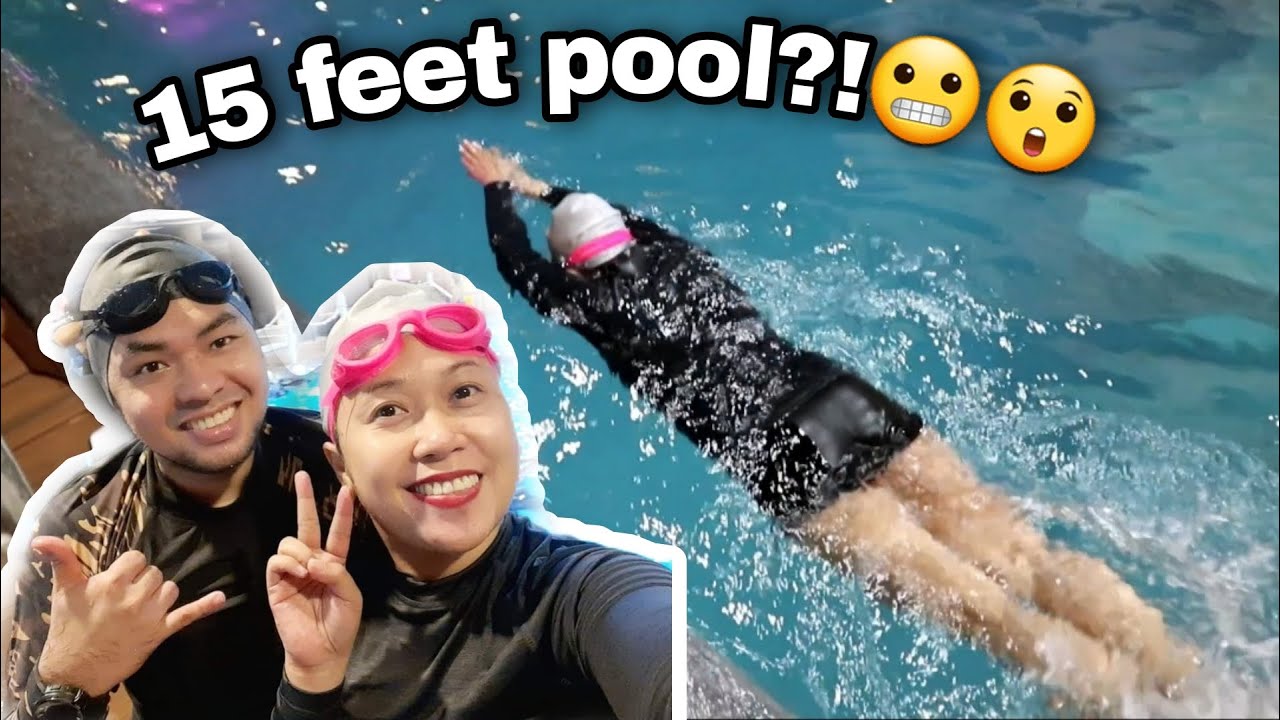 Learning how to swim in a 15 ft pool! | Conquer your Fear Program ...