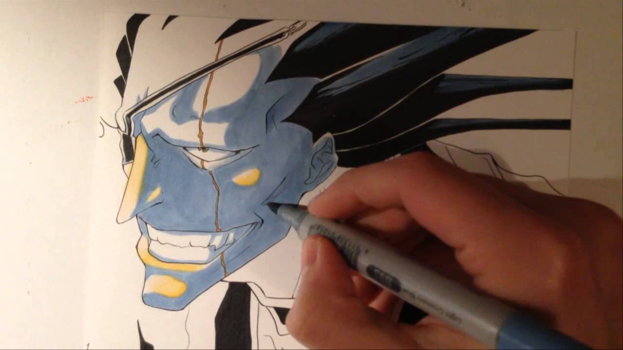 BLEACH - Copic Speed Drawing - YouTube