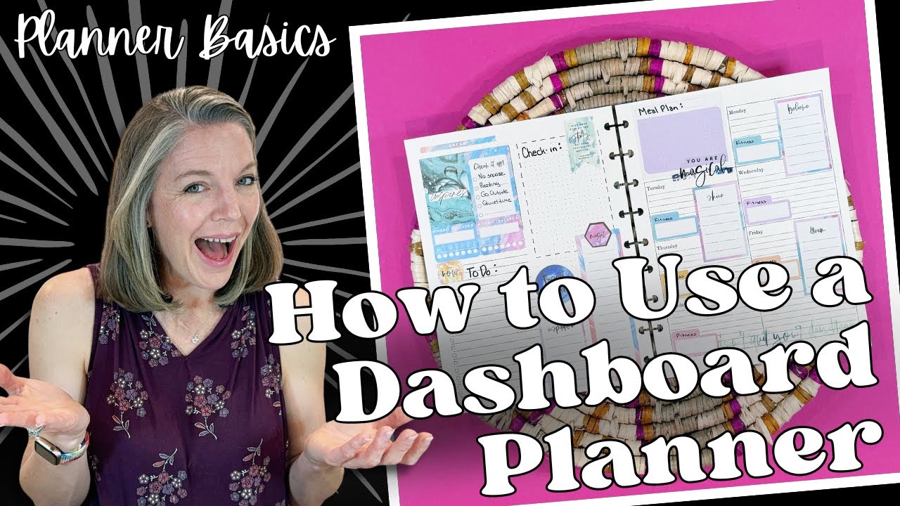 How to Use a Dashboard Planner || Planner Basics || Tips & Tricks - YouTube