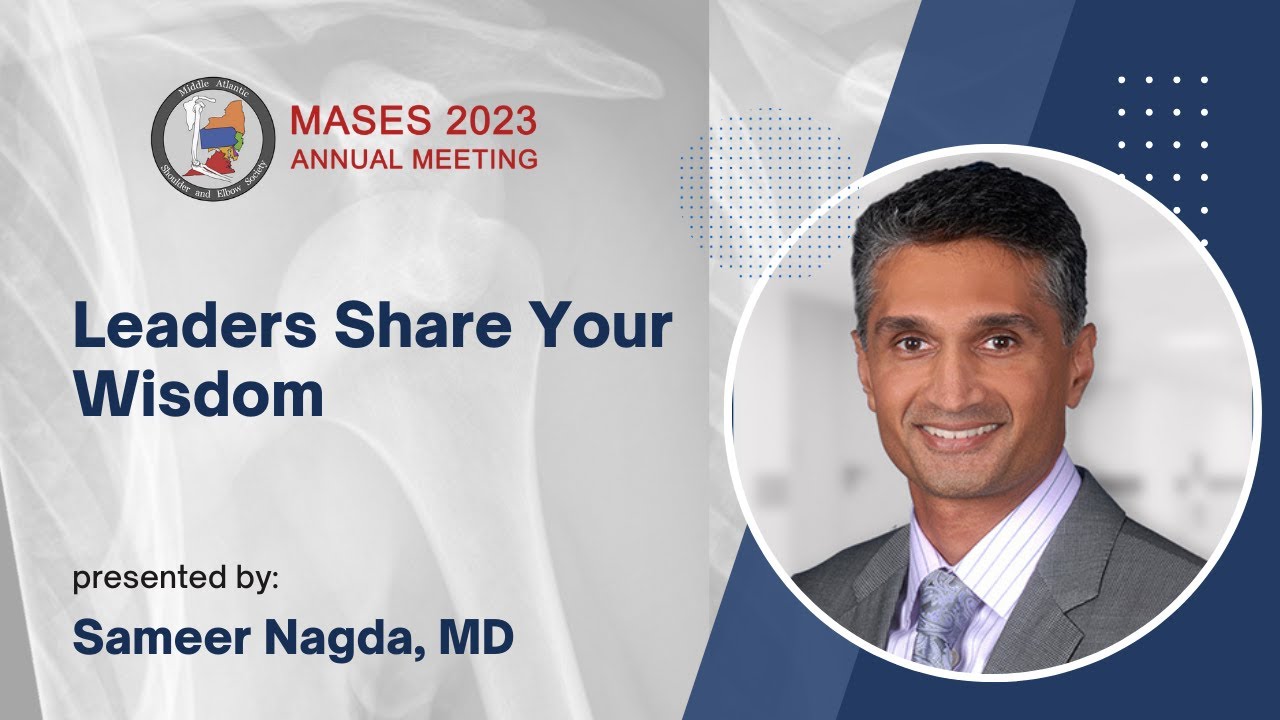 Leaders Share Your Wisdom - Sameer Nagda, MD - YouTube
