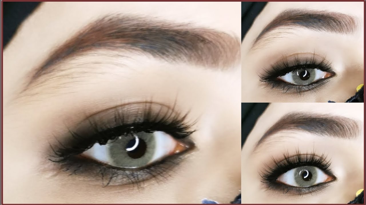 Smudged Eye Look|Easy eye makeup look for Beginners & Uni/Office going ...