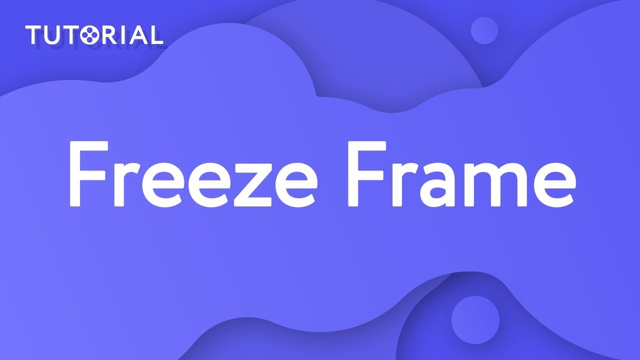 How to make a FREEZE FRAME (Movavi Video Editor 15) - YouTube