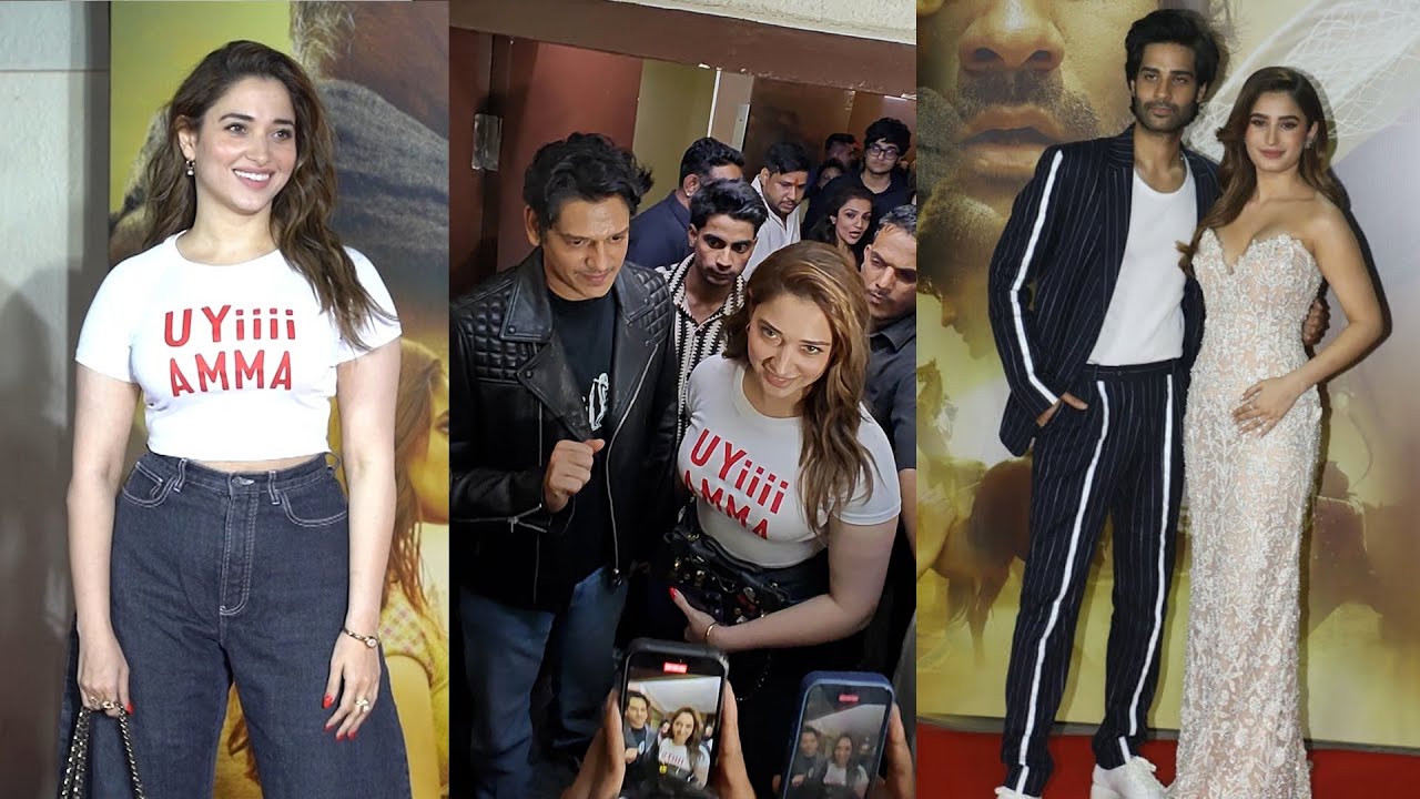 Ajay, Kajo, Raveena, Sonali, Rasha, Tamanna, Mouni, Ayushmann | Azaad ...