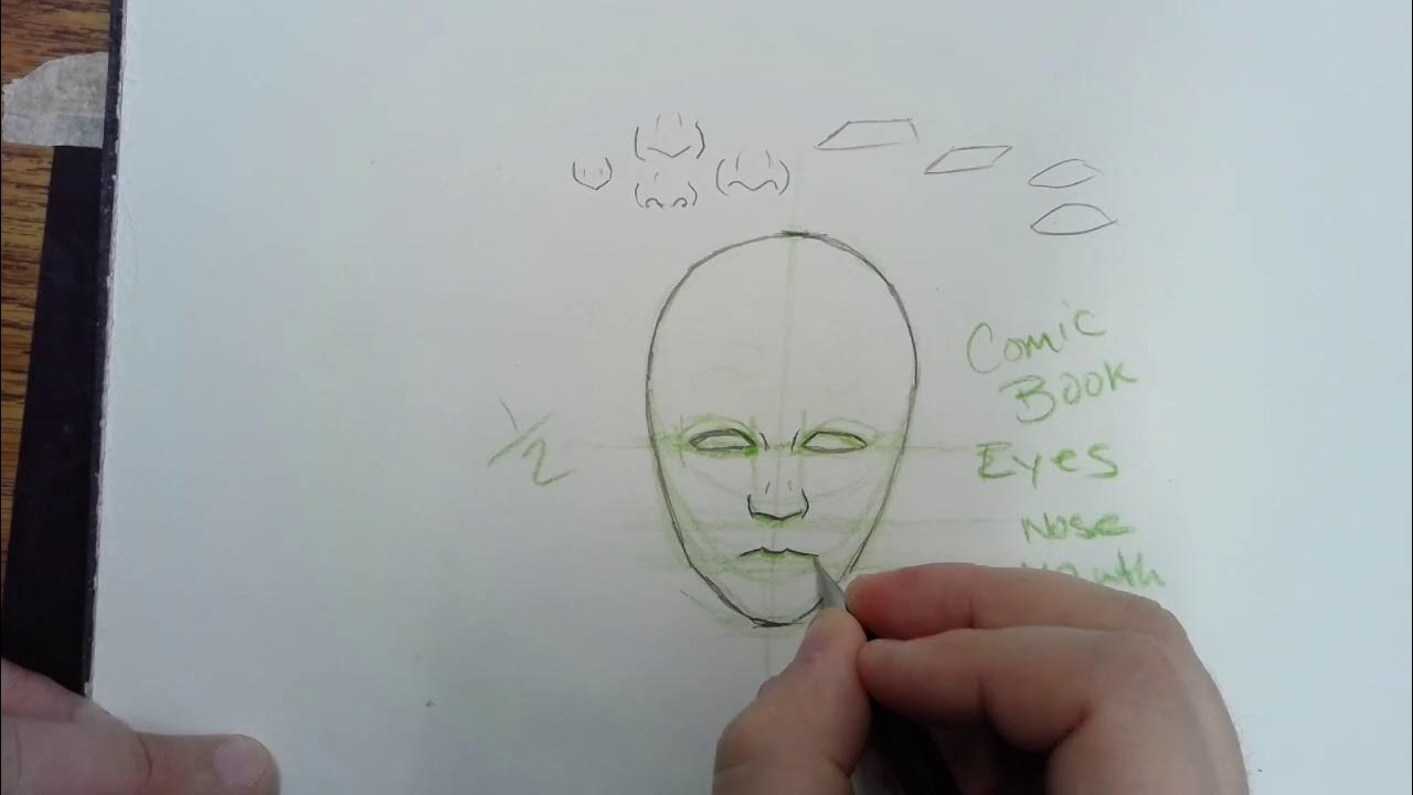 Starting to draw Comic Book Faces - YouTube