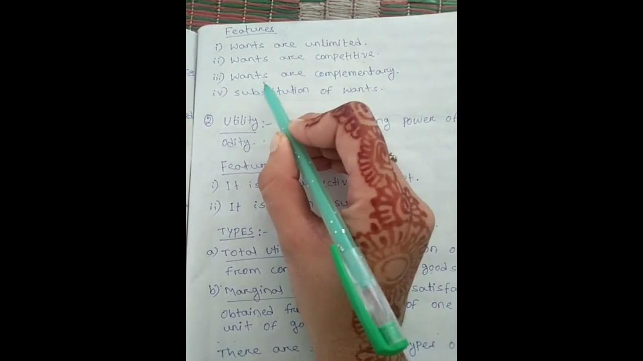 Basic Concepts Of Economics. (Part-1) - YouTube