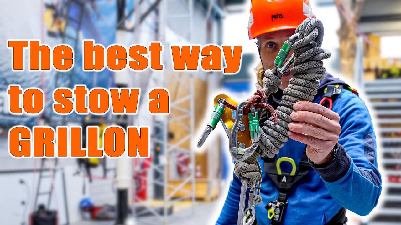 How to store your Grillon - Rope Access Tips - YouTube