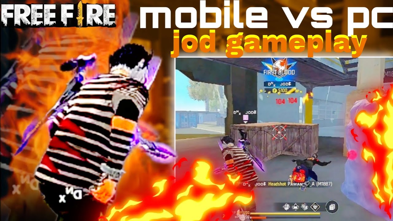 mobile player vs pc player || who will be win || 1vs1 || full game play ...