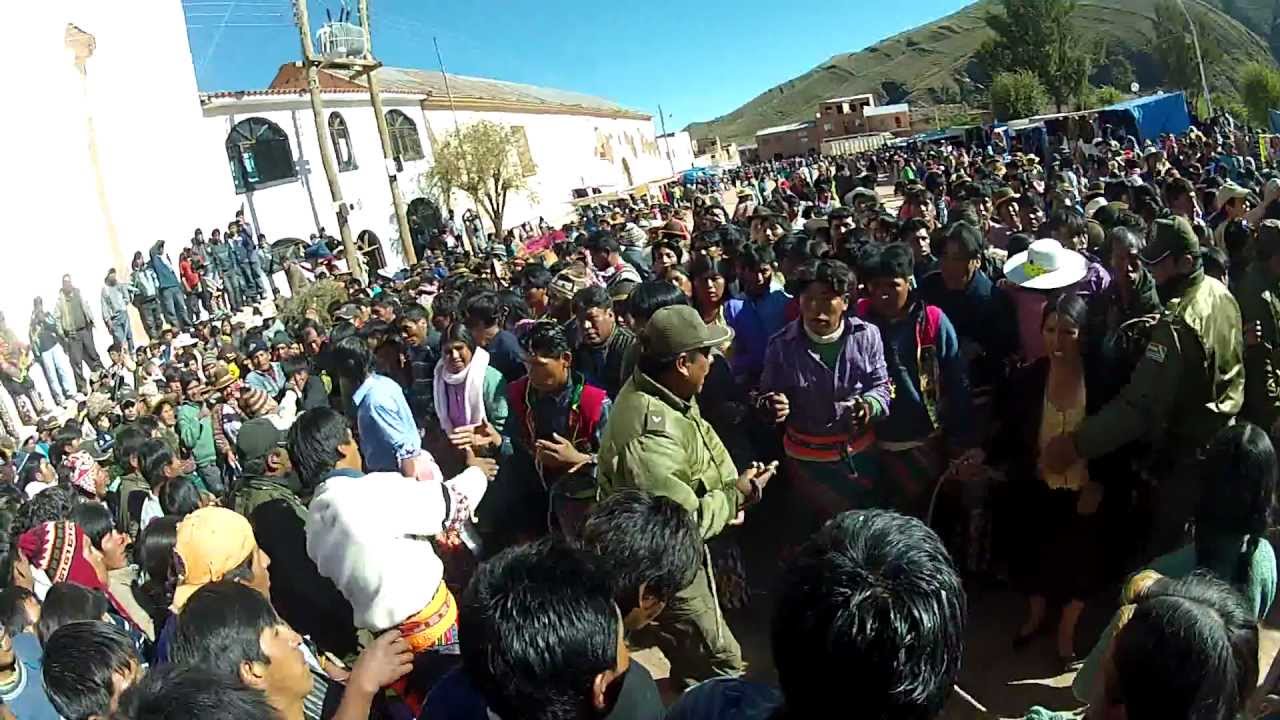 Bolivia Tinku fist fight festival. Amazing footage! - YouTube