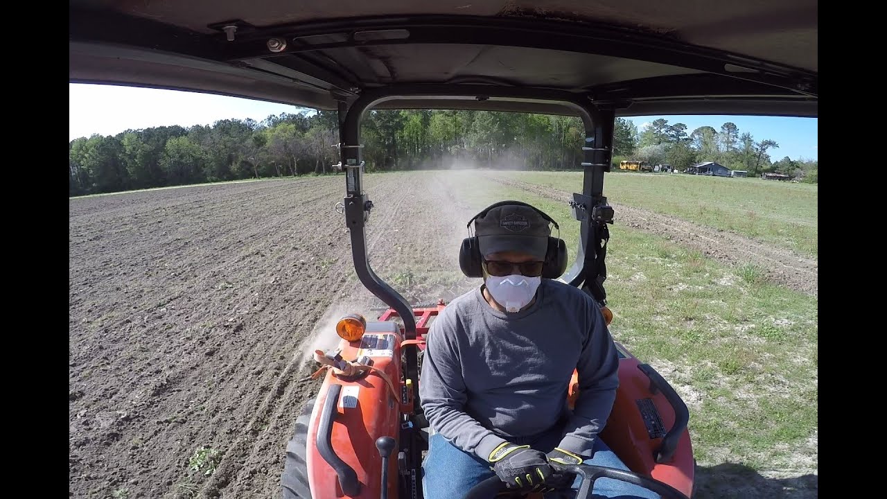 13 Apr2022 Discing and Drag Harrowing Pasture and Front Field - YouTube
