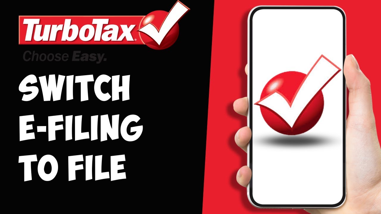 TurboTax: How to Switch from E-filing to File by Mail (2024) - YouTube