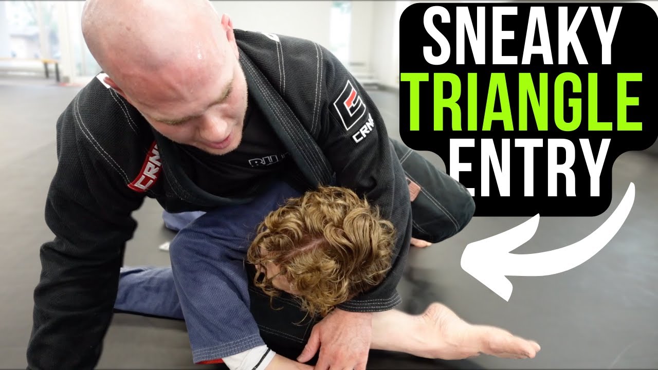 Triangle Choke Entry from Top Mount - YouTube