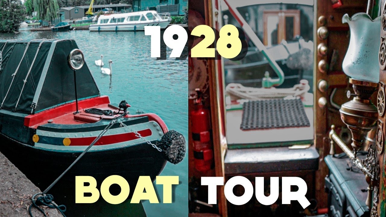 100 Year Old Narrowboat Tour - Lovingly Restored Historic Coal Boat ...