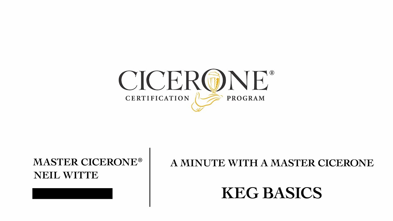 Minute with a Master Cicerone - Keg Basics - YouTube