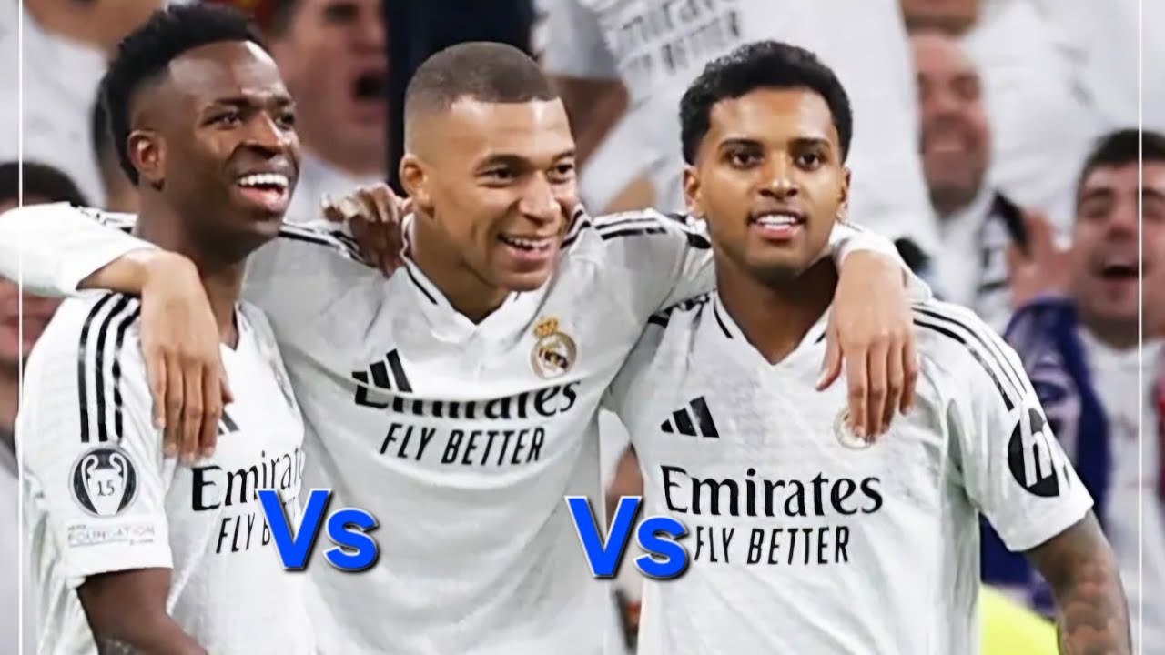 comparison: Vinícius Jr vs Rodrygo vs Mbappé | Skills & Goals - YouTube