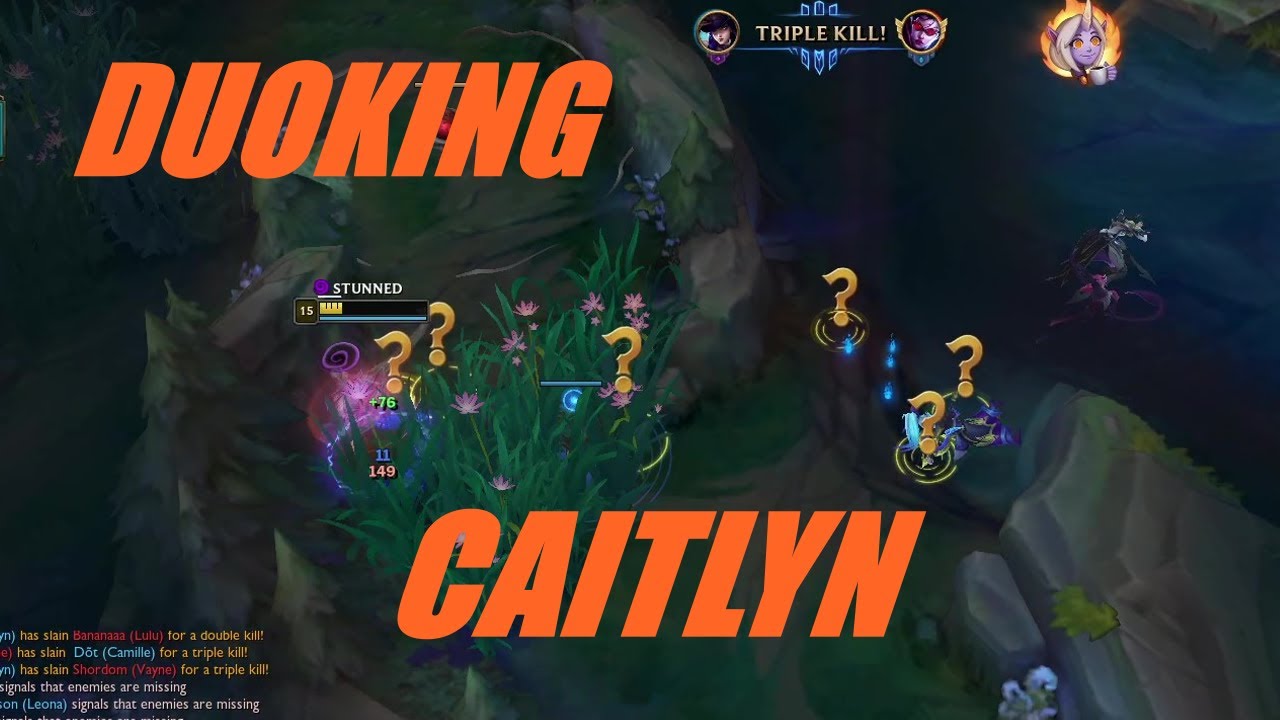 DUOKING TRAP KING CAITLYN 11/3 GAMEPLAY - STREAM HIGHLIGHTS - YouTube