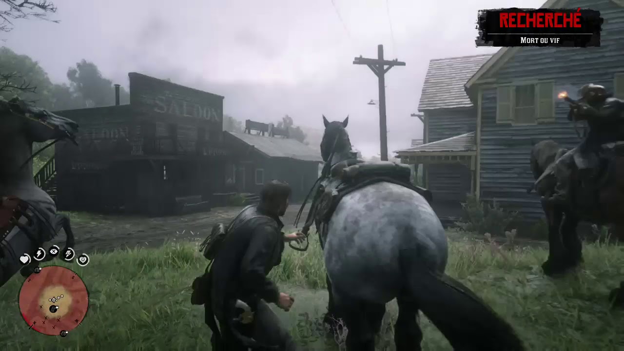 Red Dead Redemption 2 : Valentine's Bank Robbery - YouTube