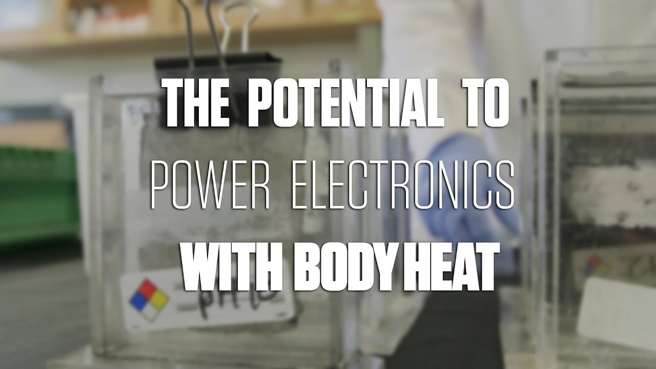 The Potential to Power Electronic Devices with Body Heat - YouTube