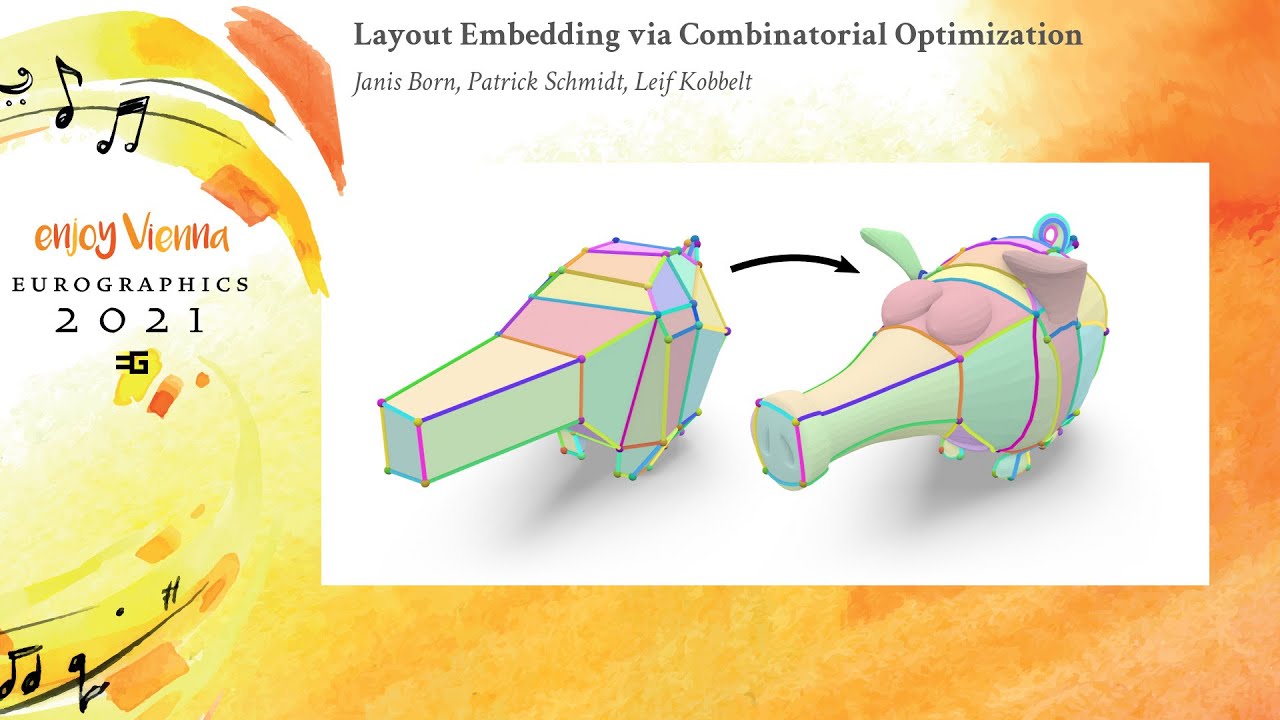 Layout Embedding Via Combinatorial Optimization Eurographics 2021 Full Paper Youtube