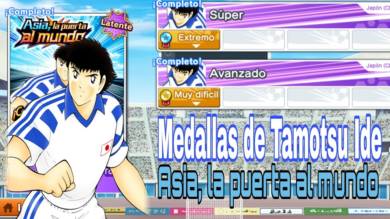 Medallas de Tamotsu Ide "Asia,la puerta al mundo" | Captain Tsubasa ...