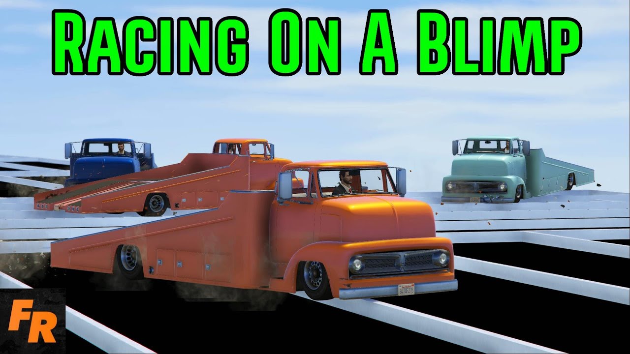 Racing On A Blimp - Gta 5 Racing - YouTube