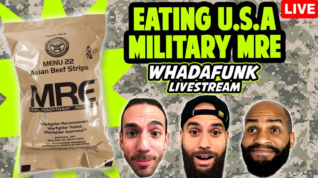 😋Tasting US Military MRE (Meal Ready to Eat) - YouTube