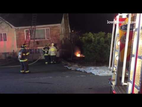 Video: Billerica firefighters extinguish fire at 44 Pinewood Ave. - YouTube