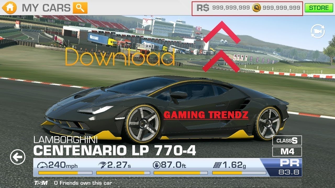 Real Racing 3 RR3 Mod APK unlimited money + gold || Gaming Trendz ...