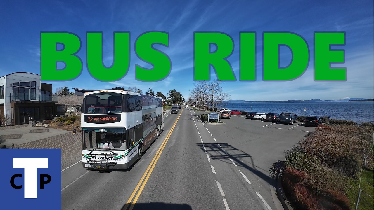 BC Transit Route 72 - Ride/Tour | 1 Hour + of Bus ASMR (Downtown ...