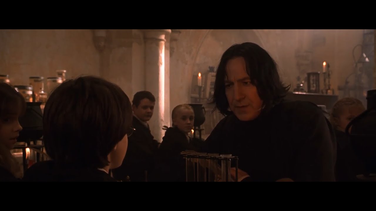 Snape's Confrontational Potions Class - YouTube