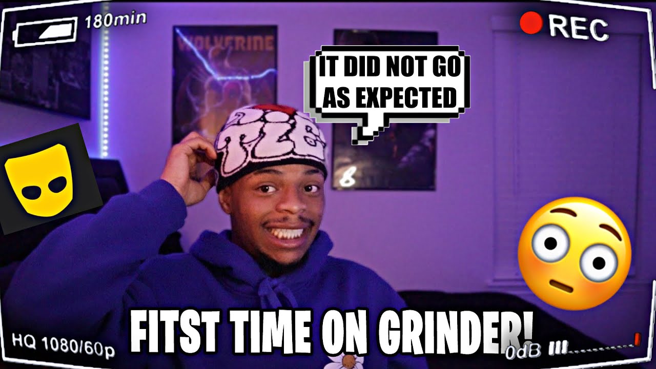 MY FIRST TIME ON THE GRINDER APP 👀🏳️‍🌈 - YouTube