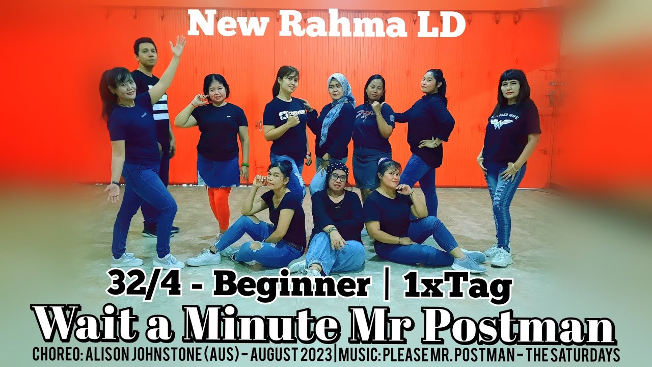 Wait a Minute Mr Postman Line Dance | Beginner | Choreo by Alison ...