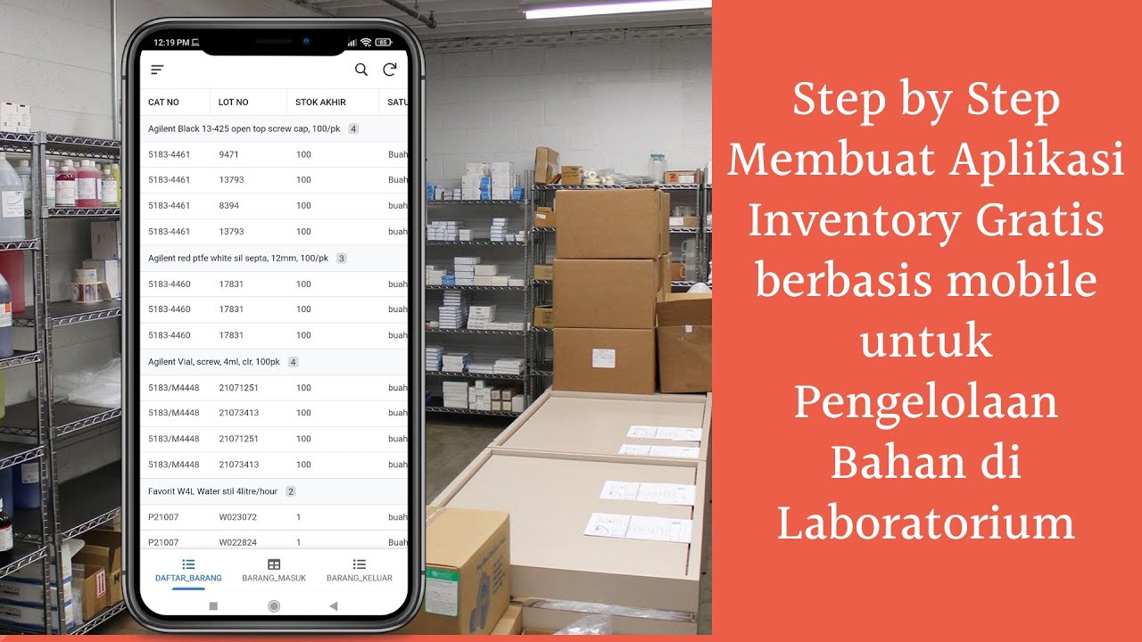 Step by Step, Langkah-langkah Membuat Aplikasi Inventory Control ...