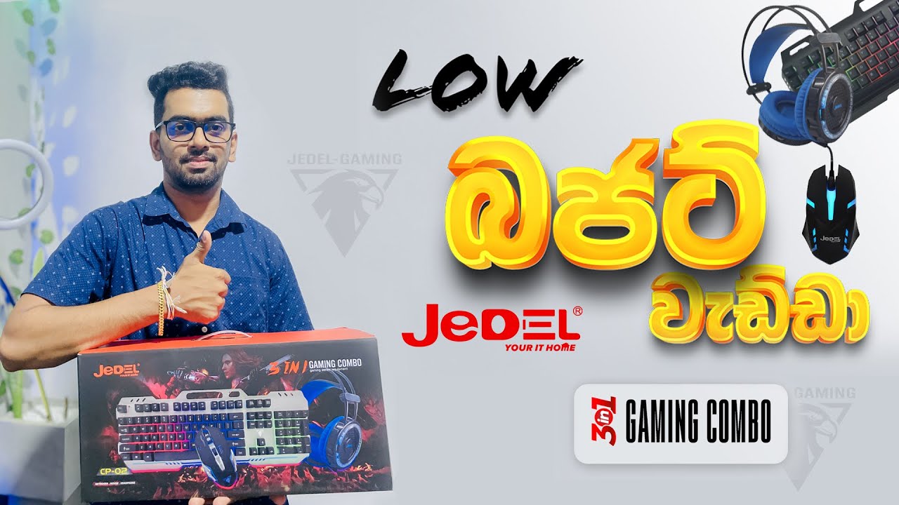 Jedel Budget Gaming Combo Pack Unboxing And Quick Review - YouTube