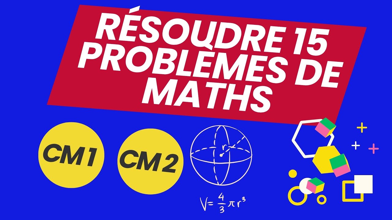 Défi Maths CM2 : 15 Situations-Problèmes à Résoudre ! - YouTube