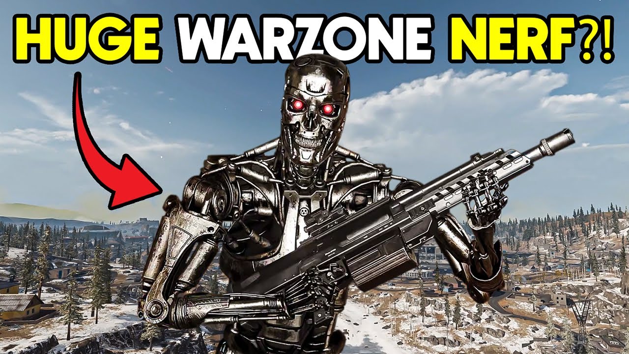 TERMINATOR Skin Getting NERFED in VERDANSK Warzone! - YouTube