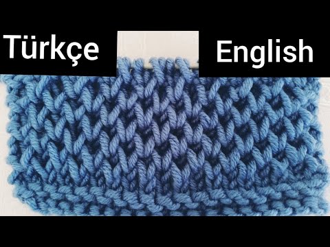 #12 en kolay anlatımla  İşkembe örgü modeli |Tripe knitting pattern|saglık durumum/схема вязания