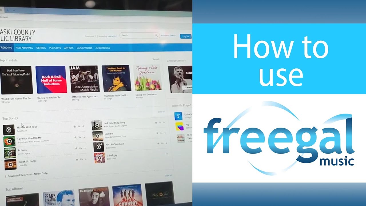 How to Use Freegal - YouTube