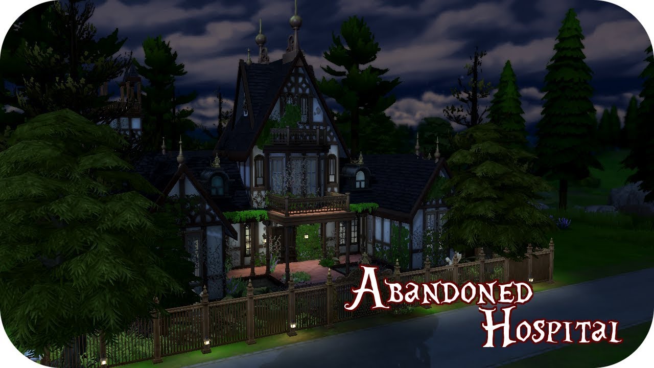 ABANDONED HOSPITAL| SPEED BUILD| THE SIMS 4 - YouTube