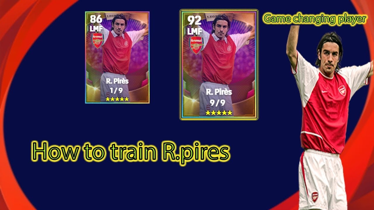 R. pires Legendary|| max level max rating efootball mobile 2023 level ...