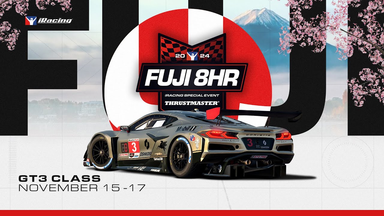 2024 Thrustmaster iRacing Fuji 8 Hour | Fuji International Speedway - YouTube