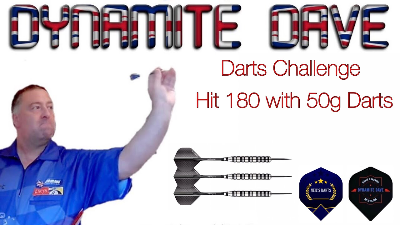 Dynamite Dave 50g Darts Challenge - YouTube